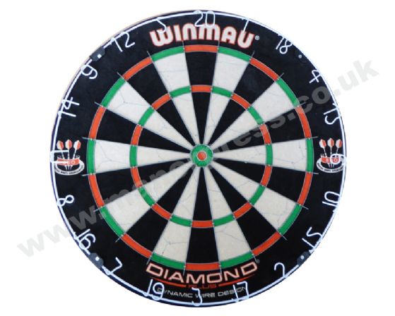 WINMAU DIAMOND PLUS DART BOARD FROM MANOR PRESS SHEFFIELD